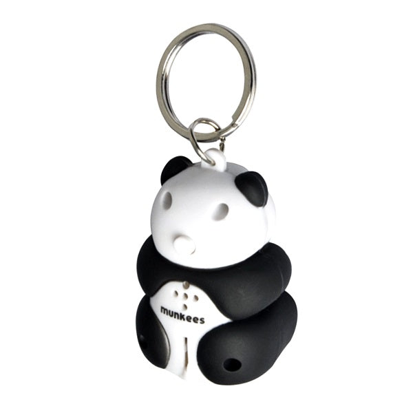 Munkees Panda Keychain LED Light with Sound – Rhinoceros Accessories