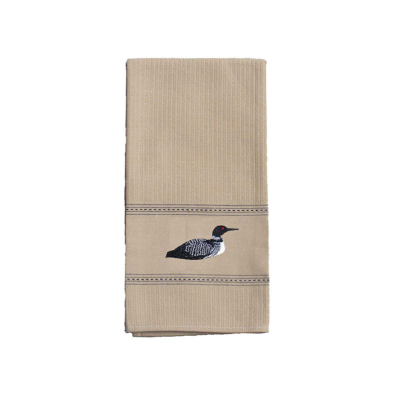 Loon Embroidered Kitchen Towel – Rhinoceros Accessories