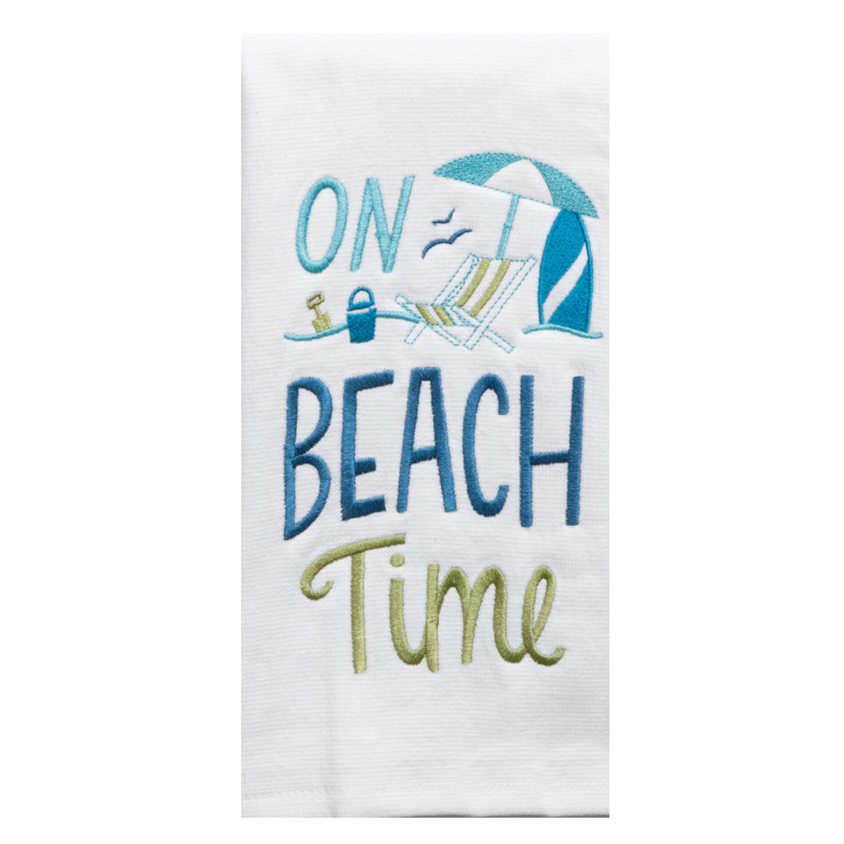 Beach House Time Embroidered Dual Purpose Terry Towel – Rhinoceros ...