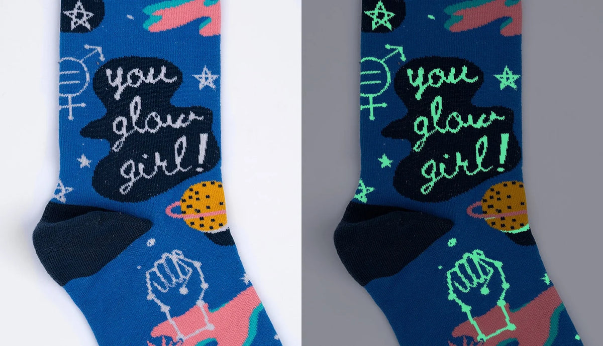 Weird Science Glow in the Dark Socks – Rhinoceros Accessories