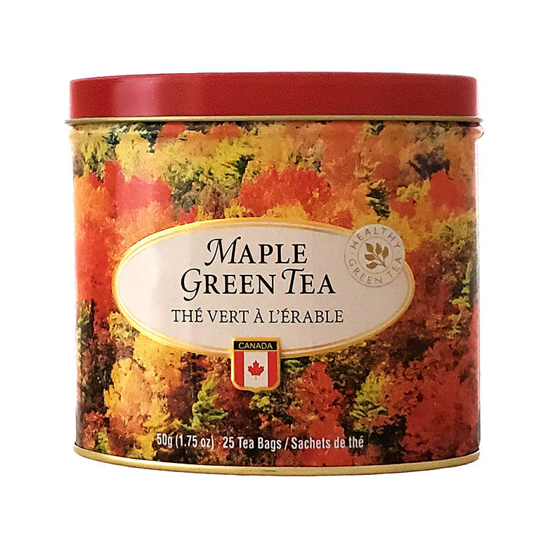 Maple Green Tea Oval Tin - 25 teabags – Rhinoceros Accessories